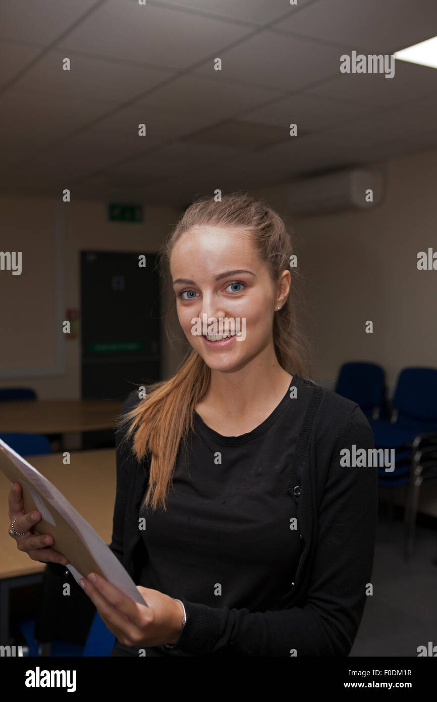 Biggin Hill, UK. 13th Aug, 2015. Charles Darwin School student Emma ...
