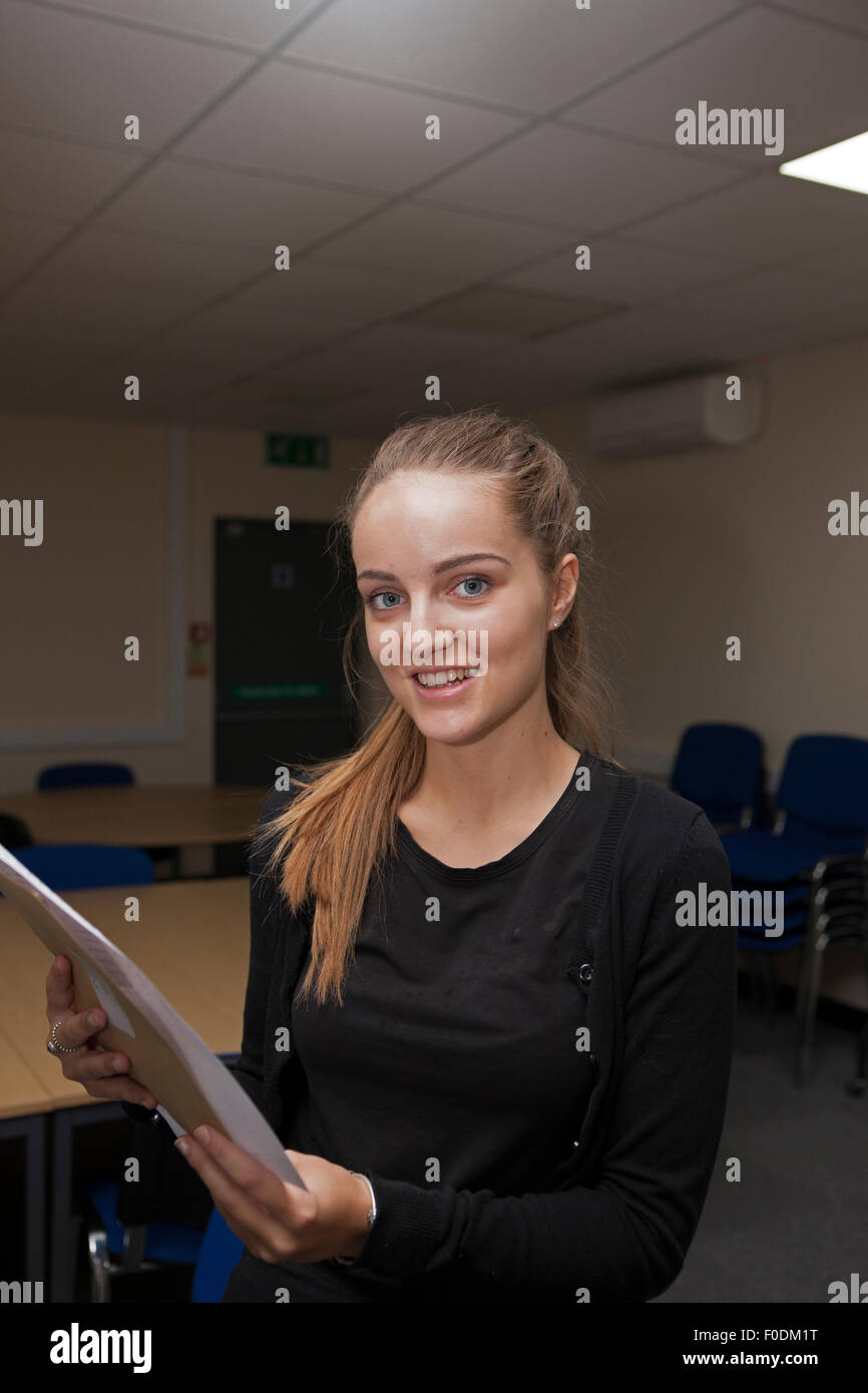 Biggin Hill, UK. 13th Aug, 2015. Charles Darwin School student Emma ...