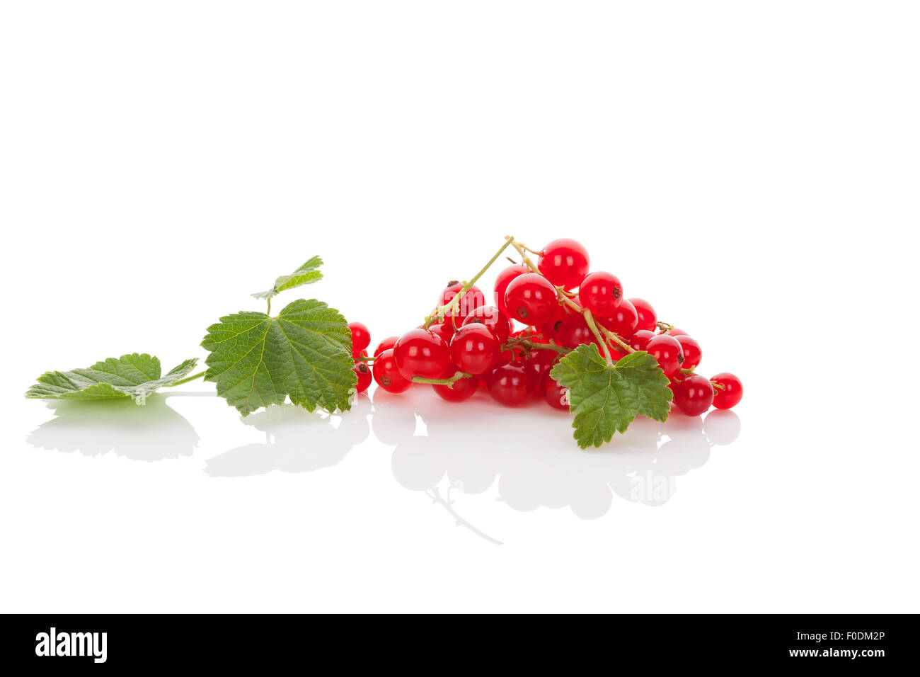 Ripe red currant isolated on white background. Healthy summer fruit ...