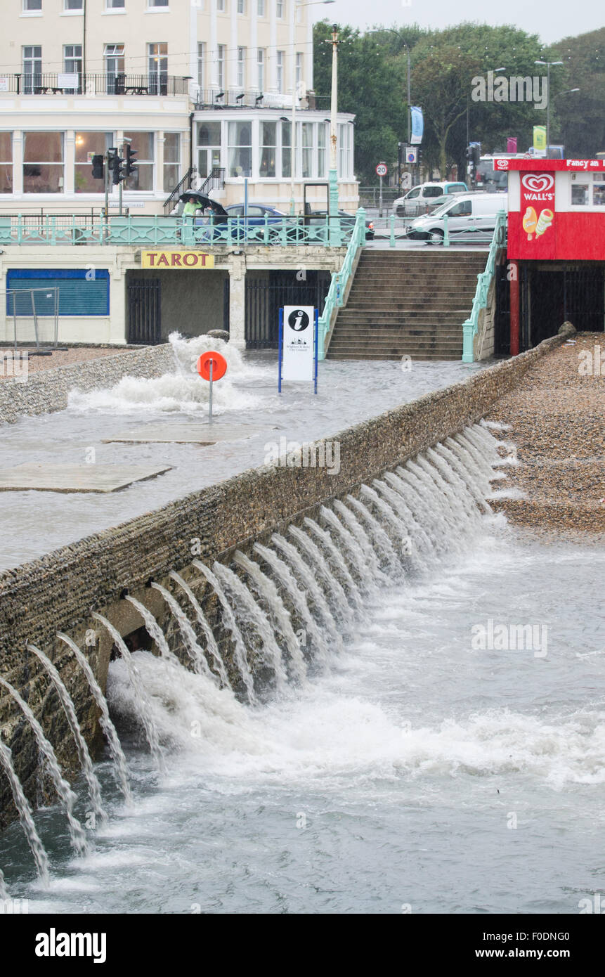 Brighton seafront floods hi-res stock photography and images - Alamy