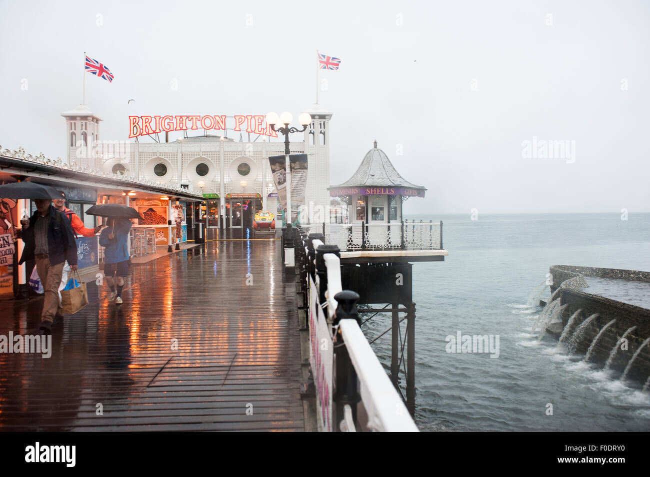 Brighton seafront floods hi-res stock photography and images - Alamy
