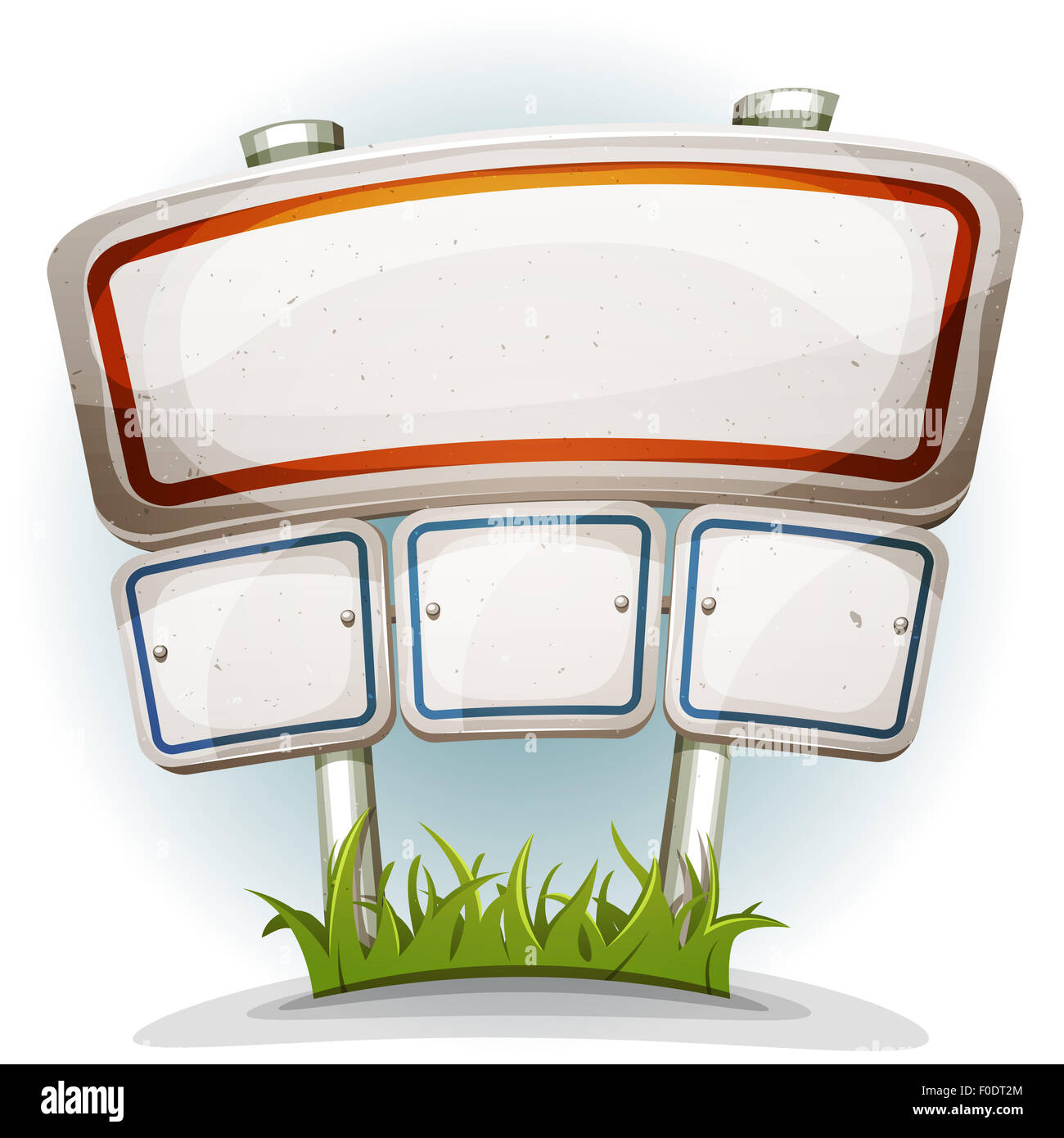 Illustration of a cartoon comic design french town road sign for ...