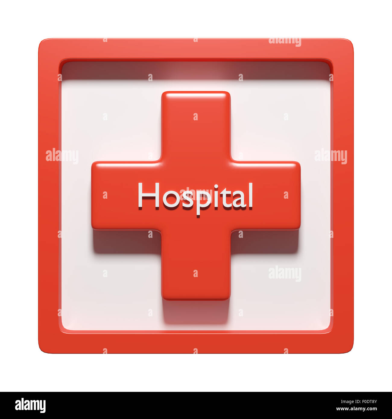 Medical cross icon 3d cross hi-res stock photography and images - Alamy