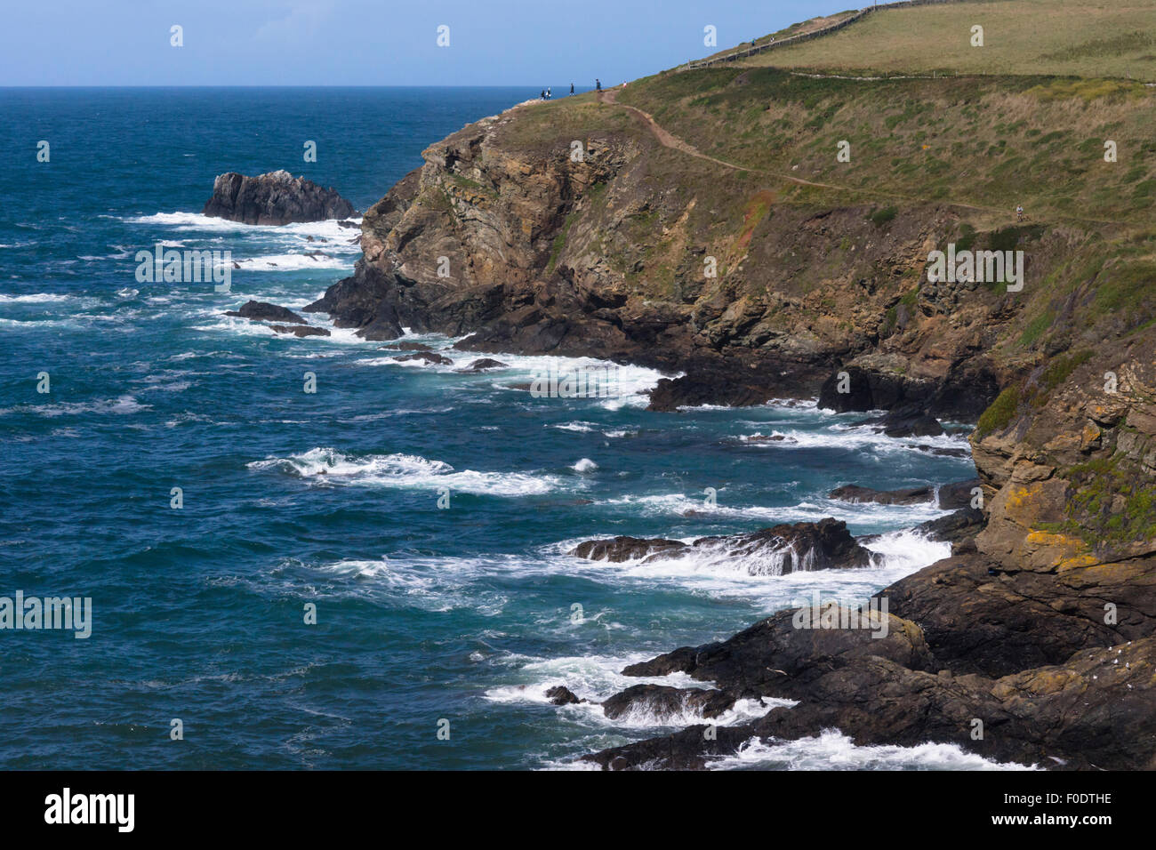 The rocks around Old Lizard Head Lizard Point Cornwall England UK ...