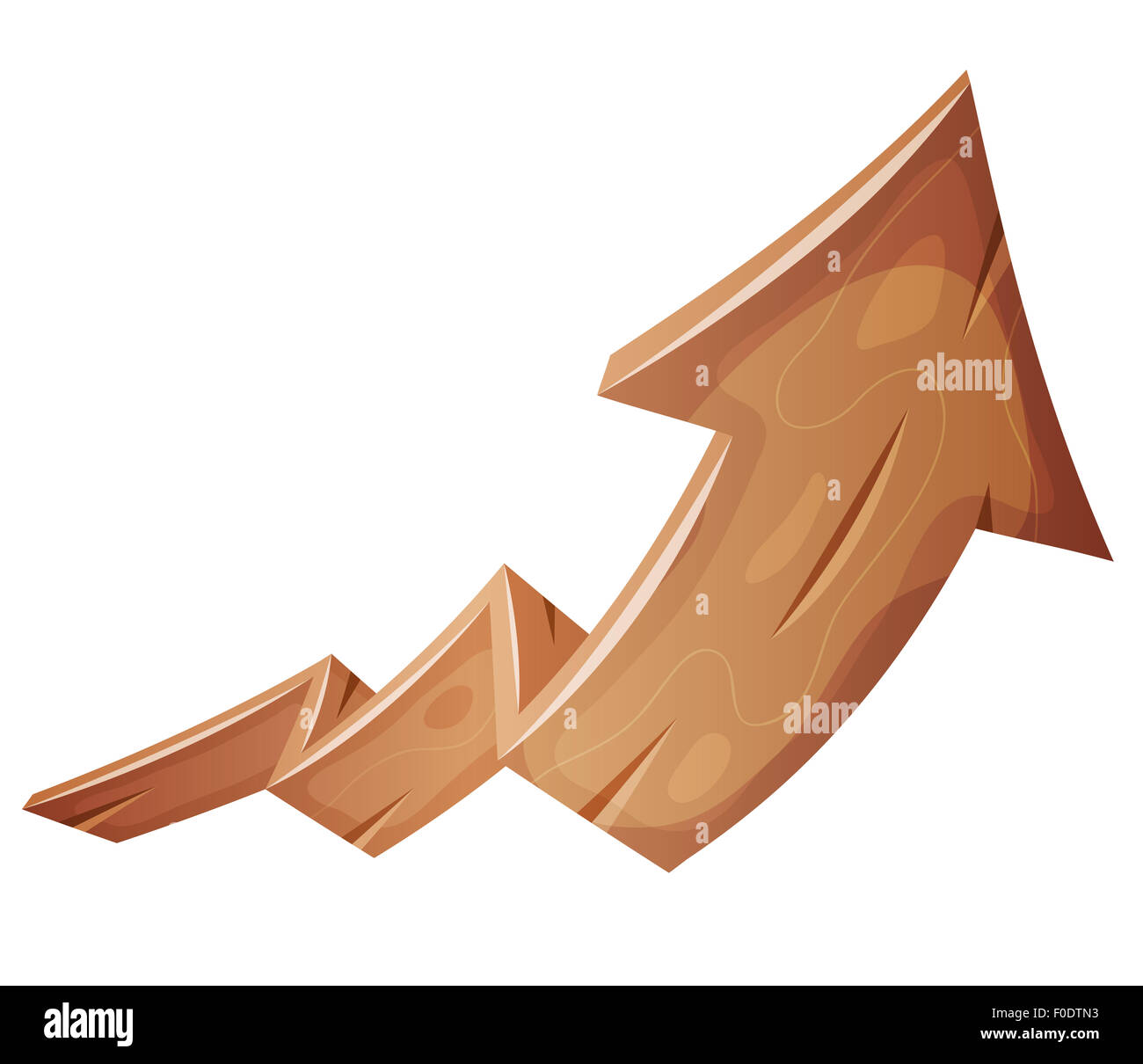 Cartoon wooden arrow sign hi-res stock photography and images - Alamy