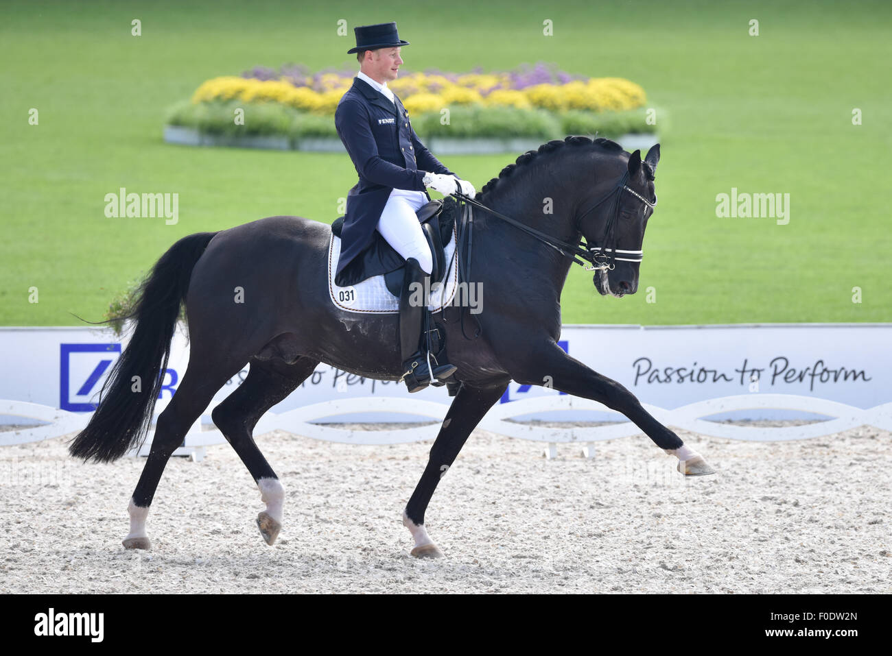 Matthias Alexander Rath of Germany rides his horse Totilas in the Grand ...
