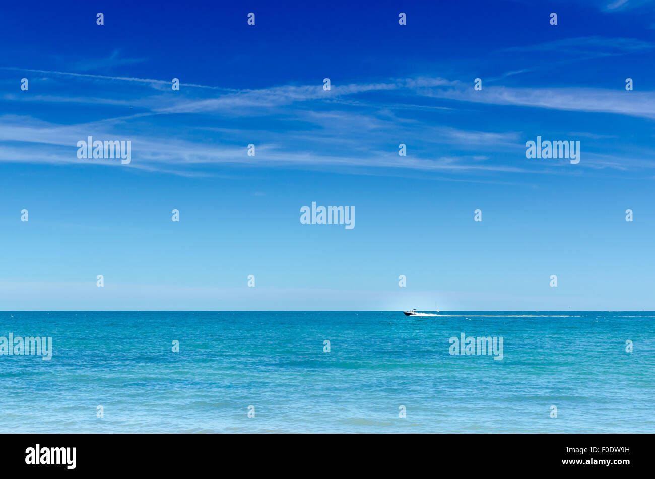 St Austell Bay seascape view from Charlestown Cornwall UK. Perfect ...