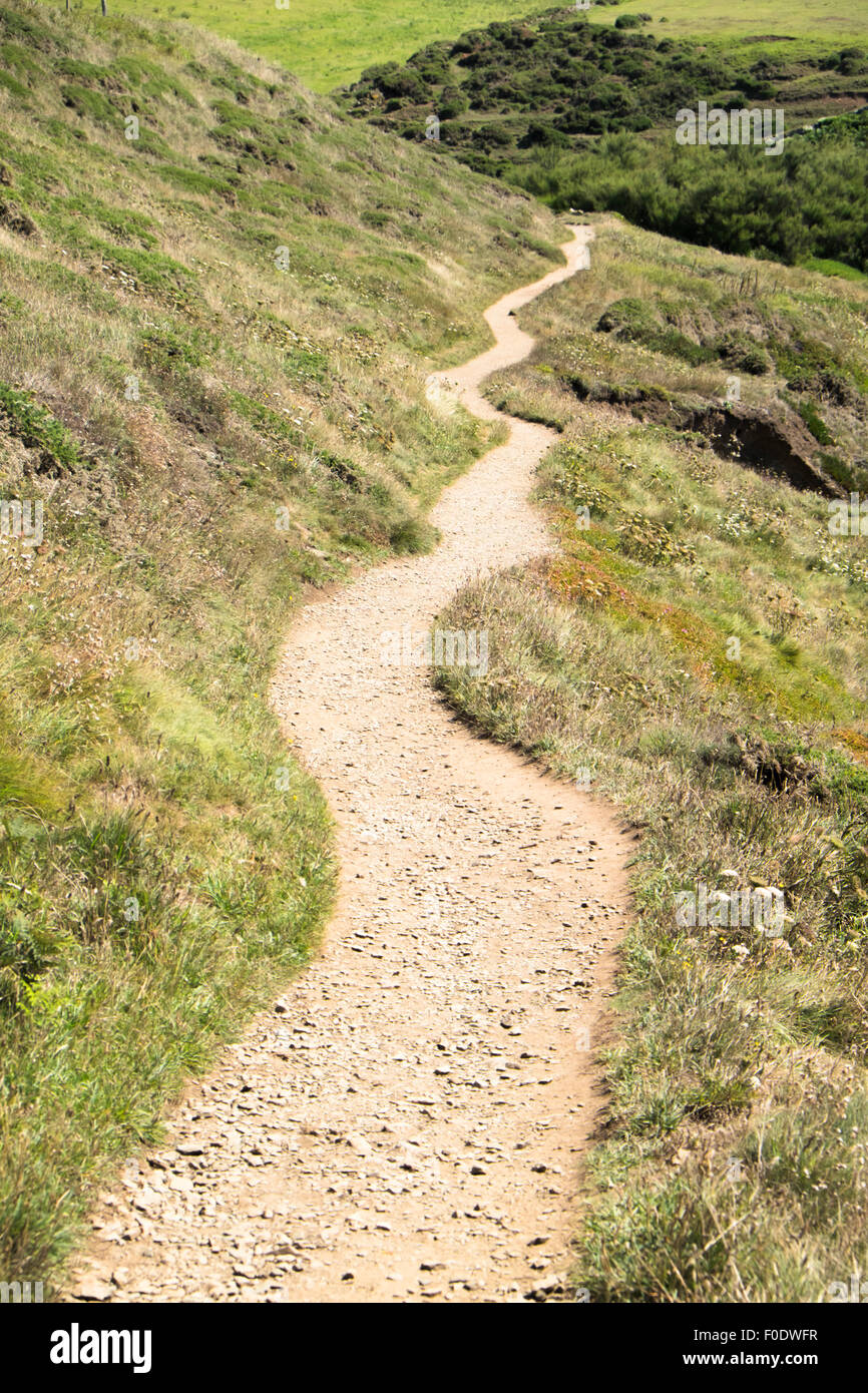 Around Lizard Point Cornwall England UK South West Coastal Path Stock ...
