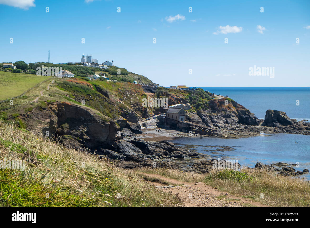 Around Lizard Point Cornwall England UK Lizard Point Polpeor Cafe Cove ...