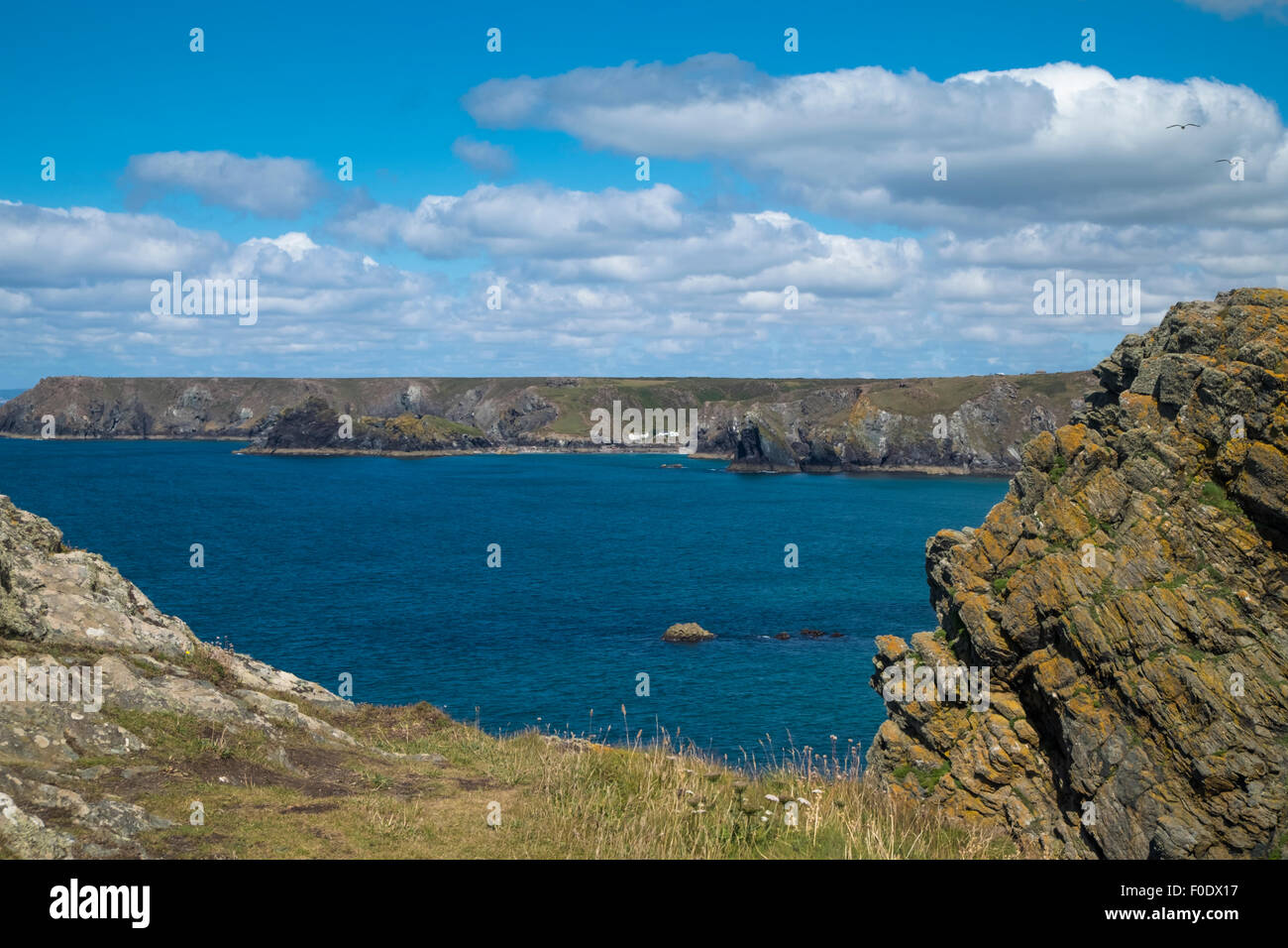 Around Lizard Point Cornwall England UK Kynance Cove seen from Old ...