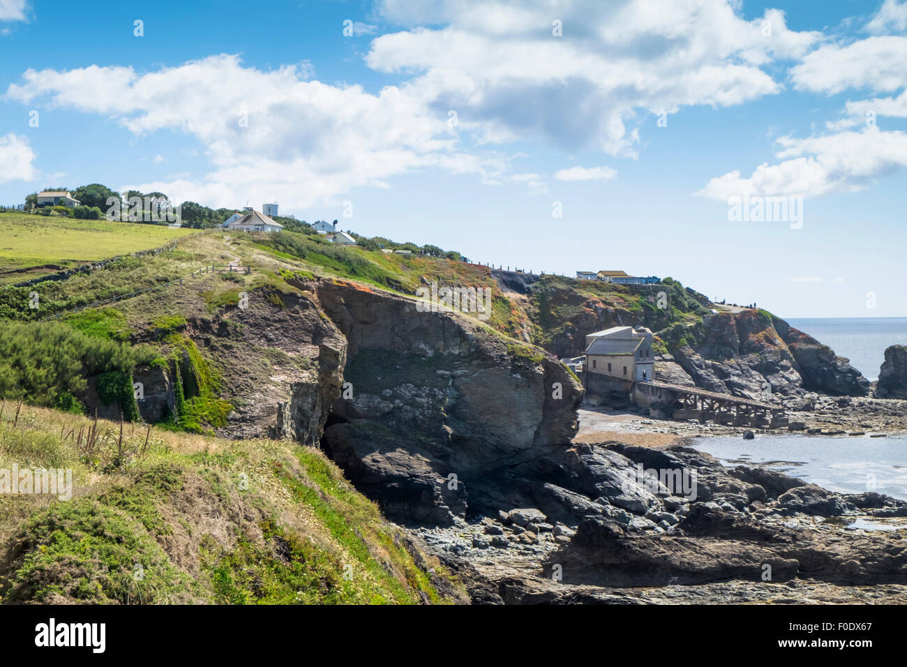 Around Lizard Point Cornwall England UK Polpeor Cafe Cove and Old ...