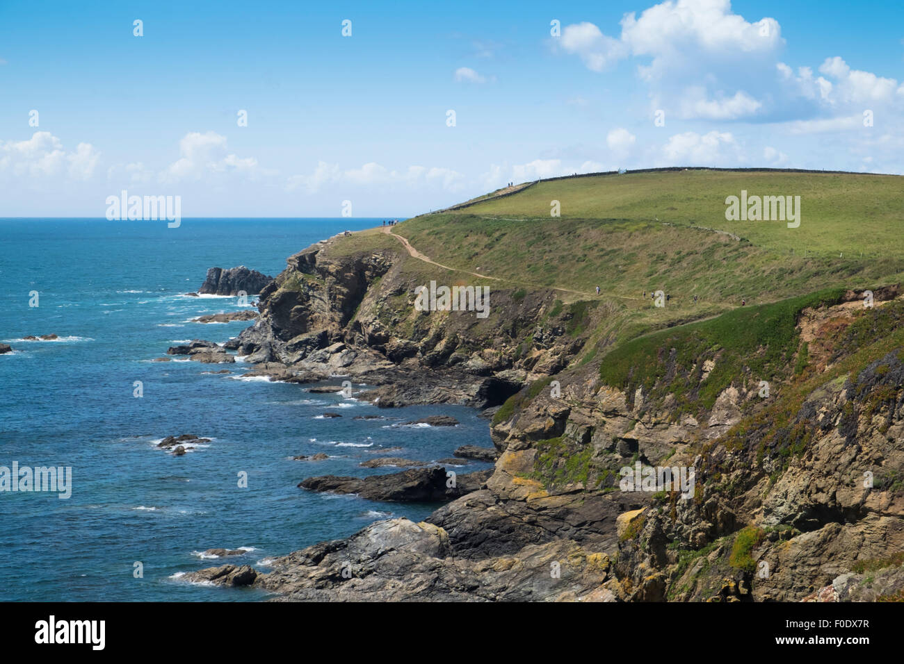 Around Lizard Point Cornwall England UK Polpeor Cove and Old Lizard ...