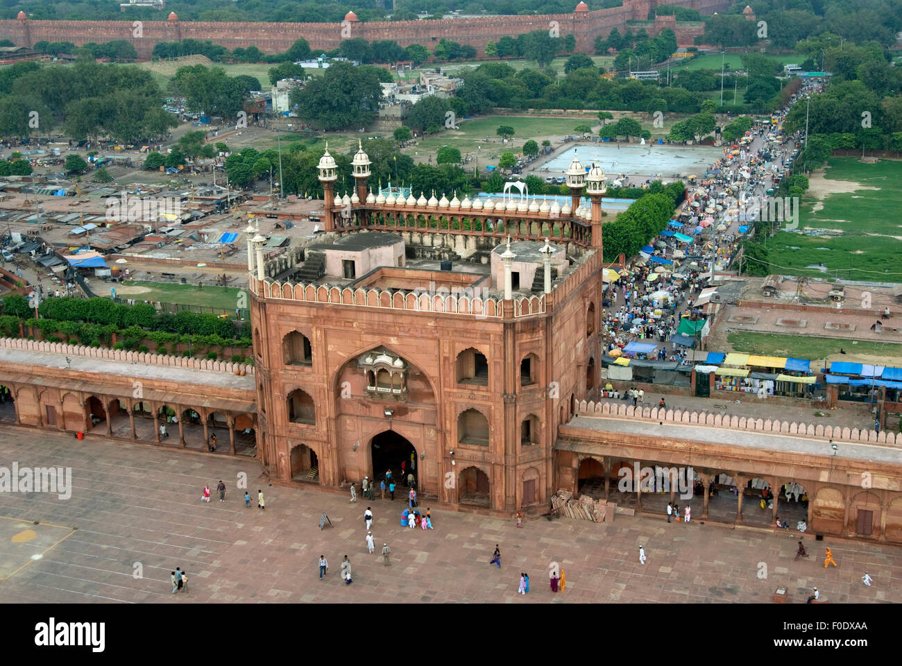 Delhi jama masjid view hi-res stock photography and images - Alamy