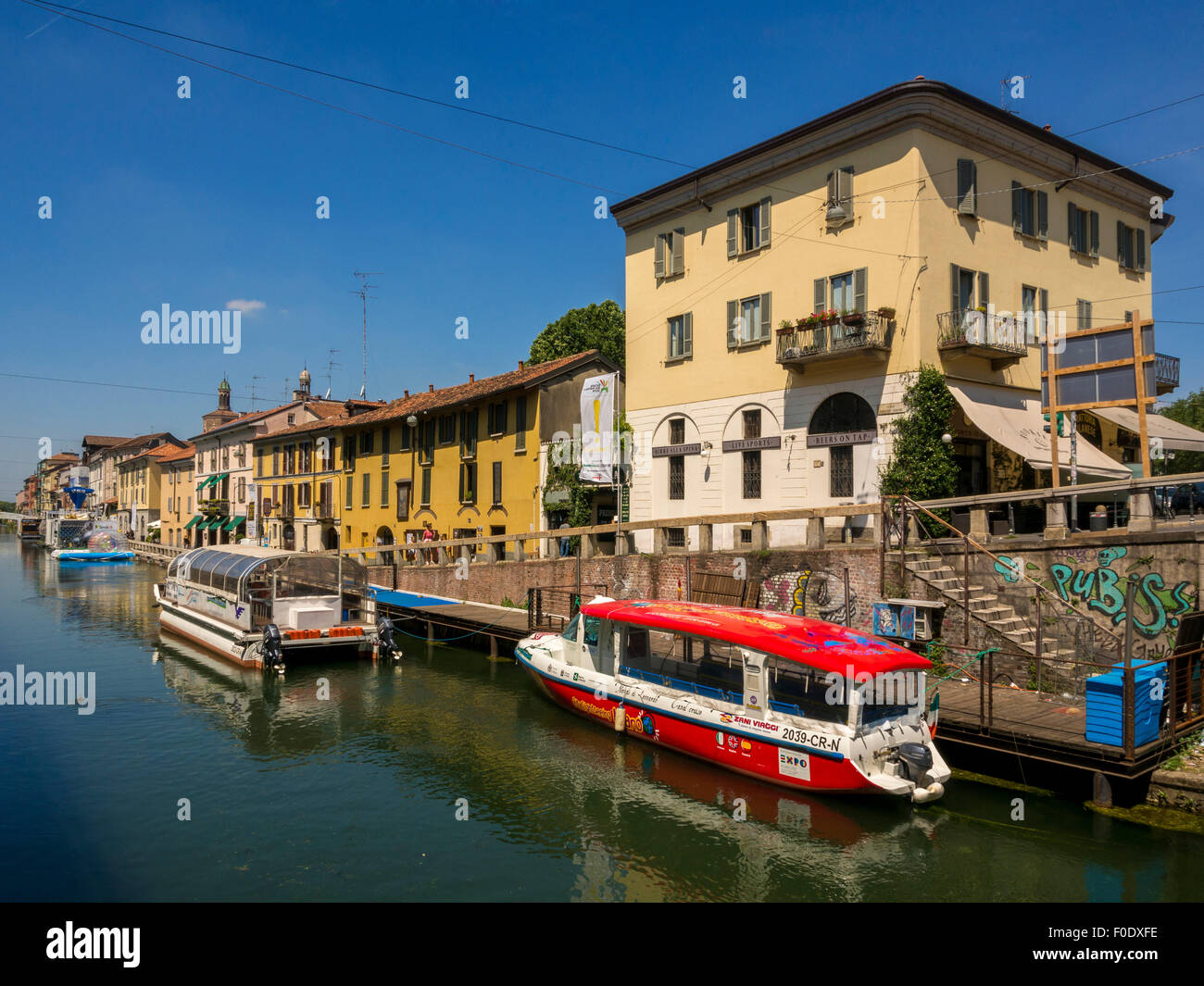 Navigli district, milan hi-res stock photography and images - Alamy