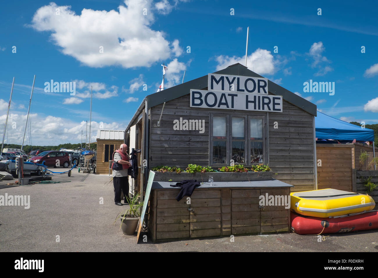 Falmouth boat hire hi-res stock photography and images - Alamy