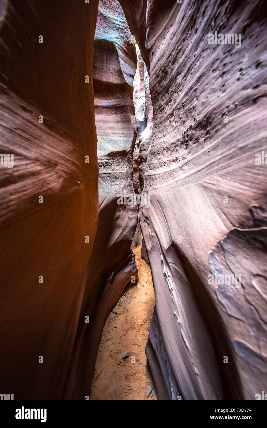 Spooky Gulch Short Canyon Grand Staircase-Escalante Stock Photo - Alamy