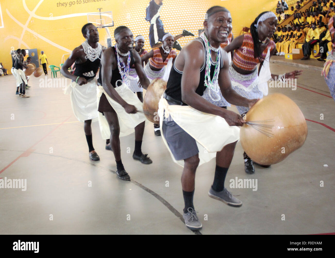 Kampala, Uganda. 13th August, 2015. Ugandan traditional dancers ...