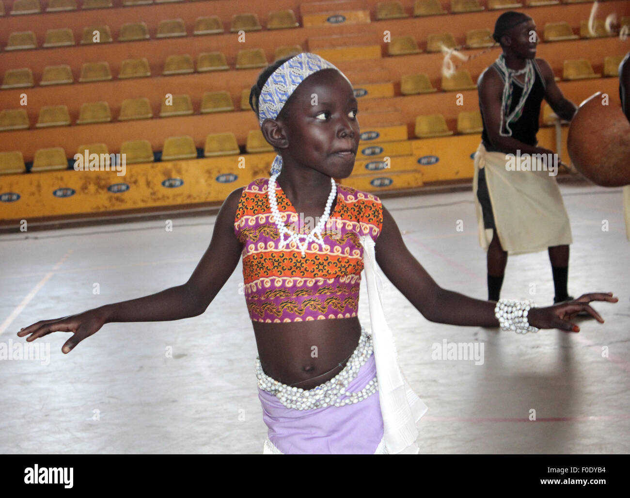 Kampala, Uganda. 13th August, 2015. Ugandan traditional dancer ...