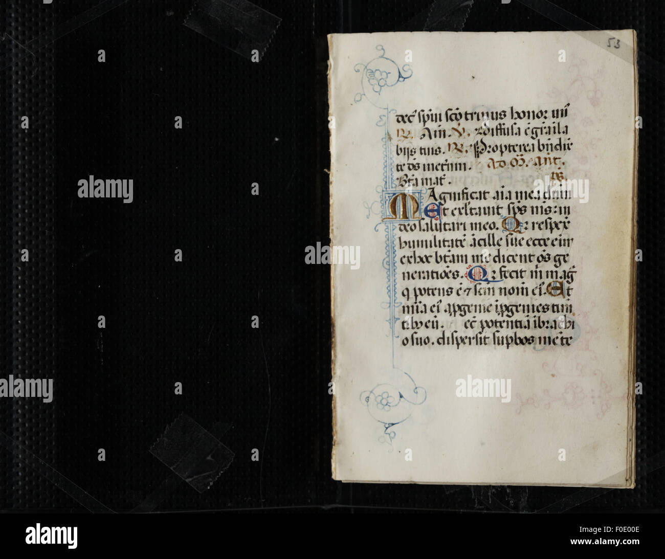 Manuscript contains liturgical prayers hi-res stock photography and ...