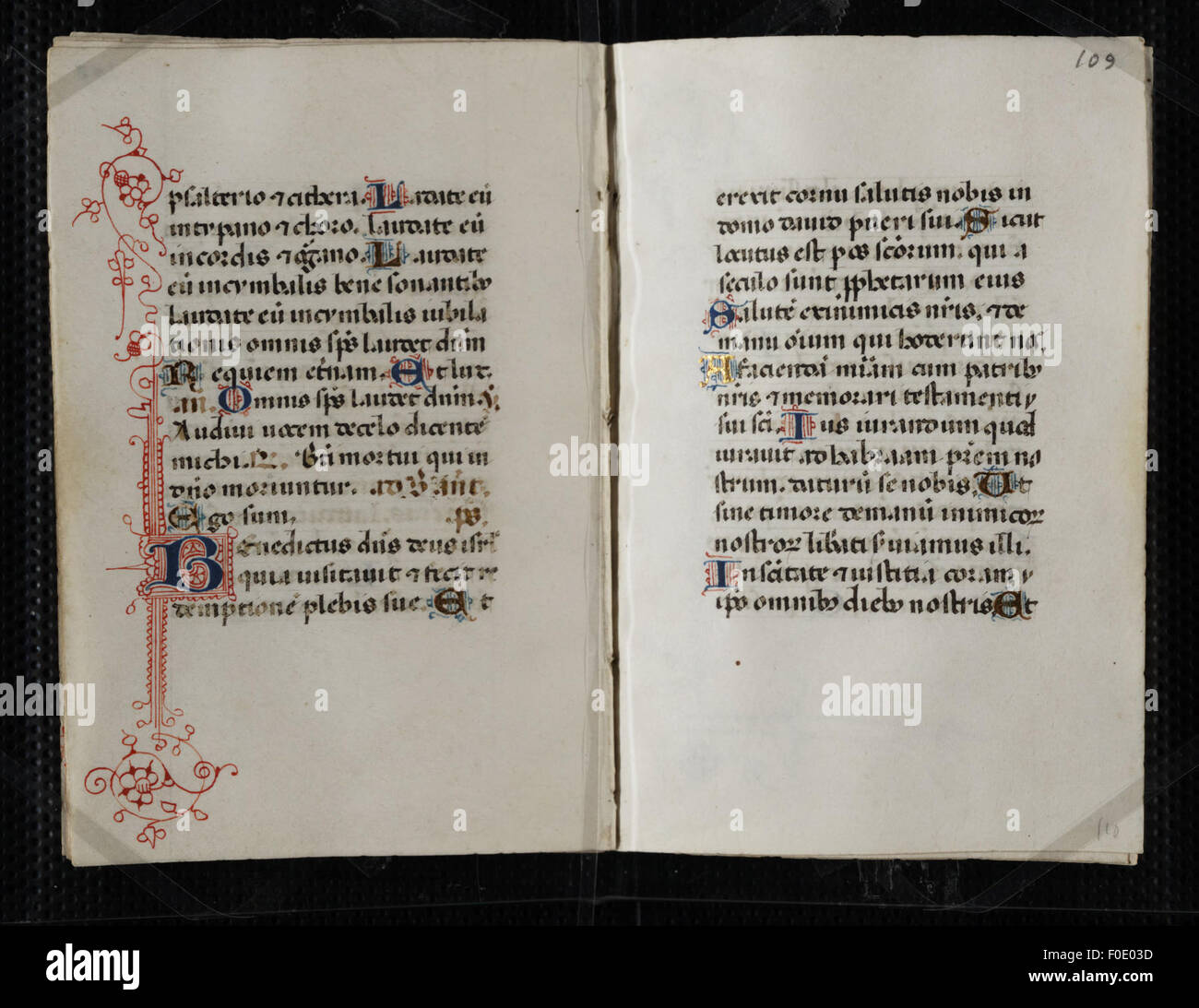 Manuscript contains liturgical prayers hi-res stock photography and ...
