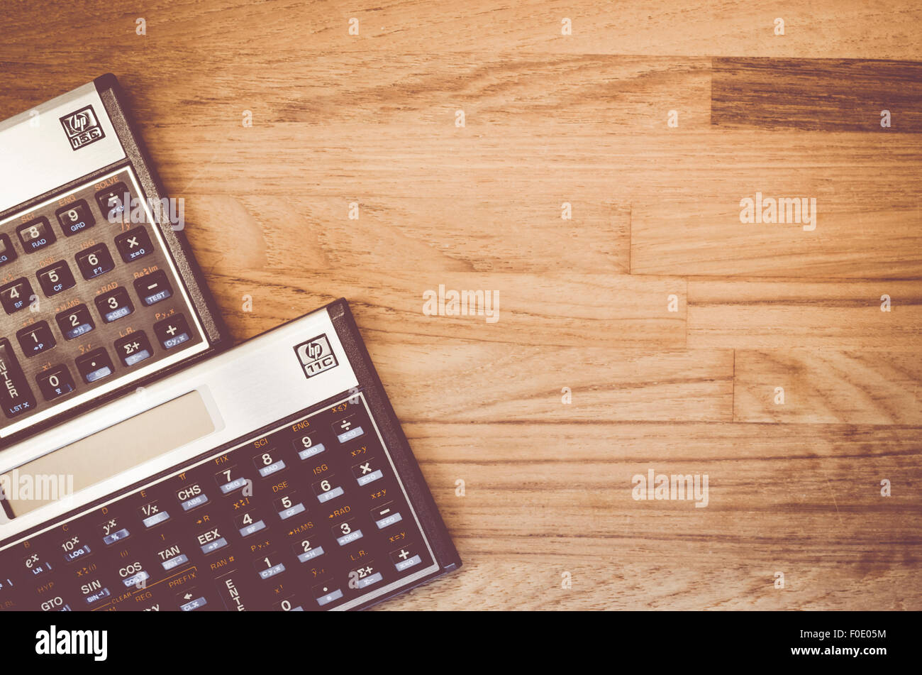 HP-15C and HP 11C programmable scientific calculator made by Hewlett ...