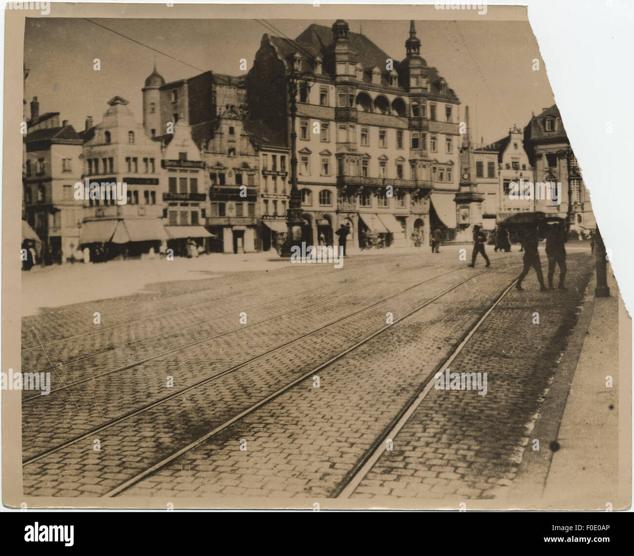 The market place in Bonn, Germany, is an iconic central location known ...