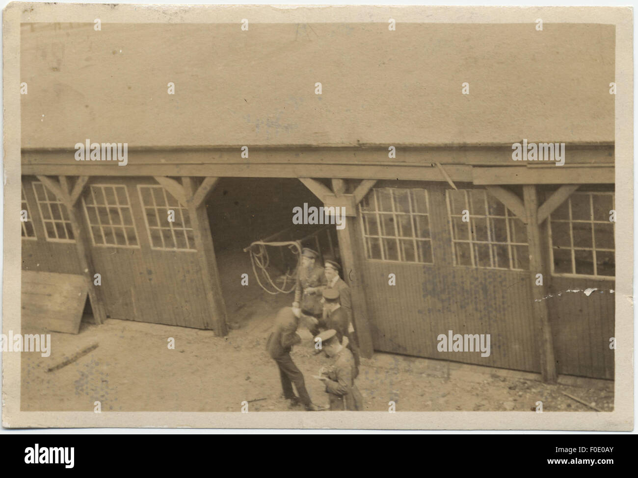 This image shows Brigadier General Dodds in Quebec, with his figure ...