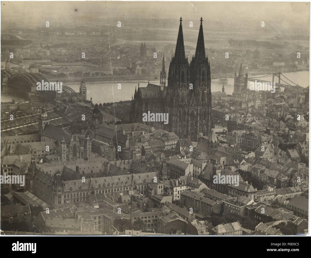 This photograph captures the scenic cityscape of Cologne, Germany ...