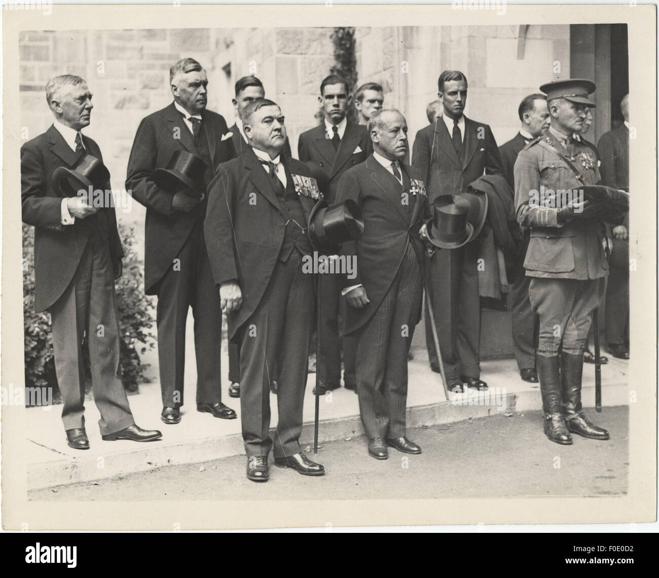 The funeral of Brigadier General Dodds in Montreal on August 24, 1934 ...