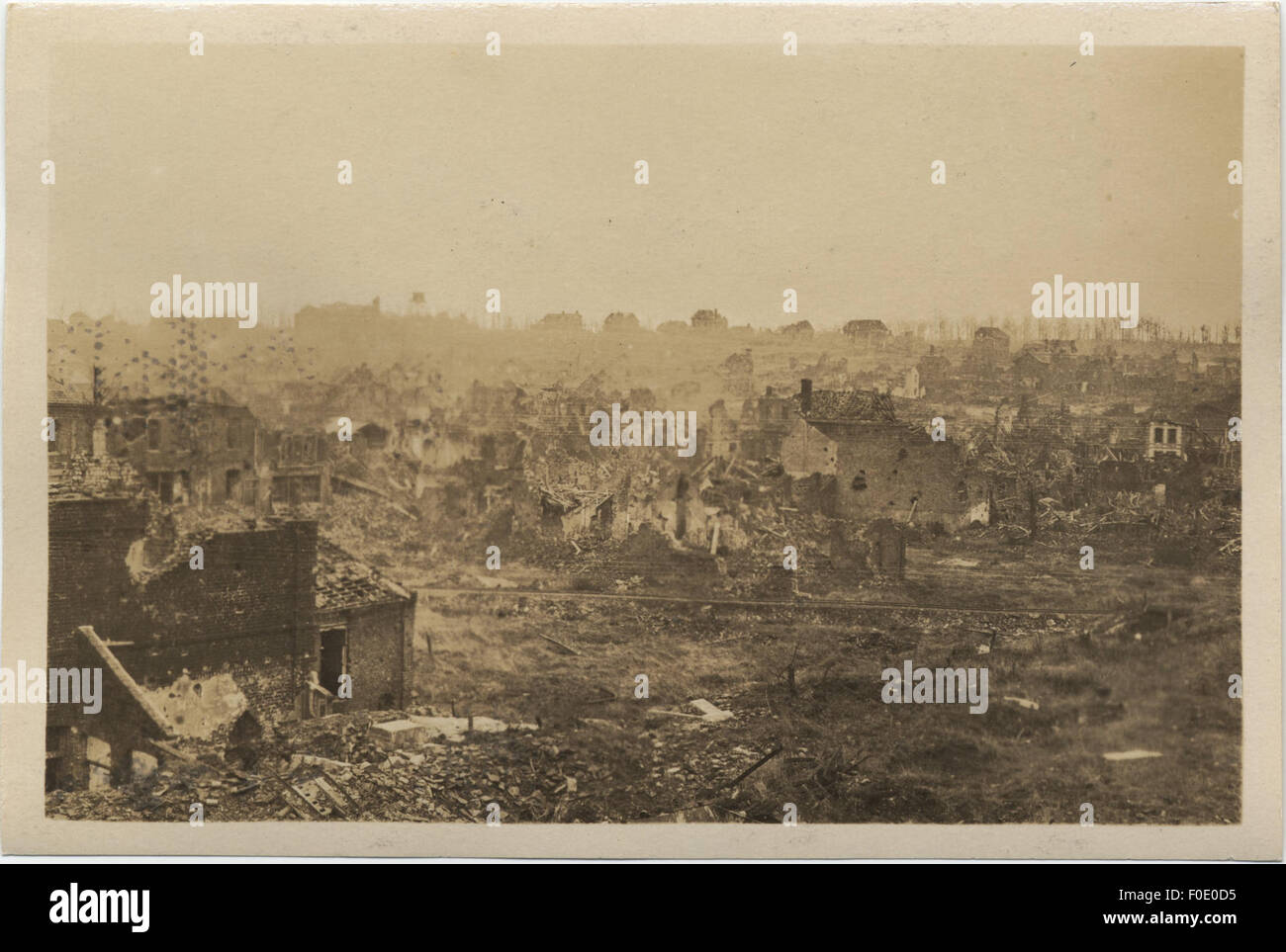 This collection of general views of Lievin, a town in northern France ...