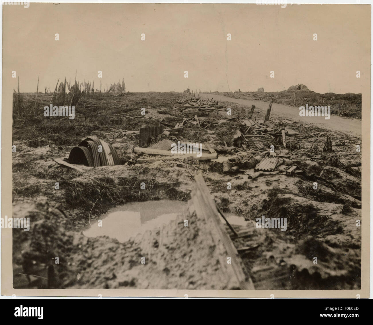 Shell holes hi-res stock photography and images - Alamy