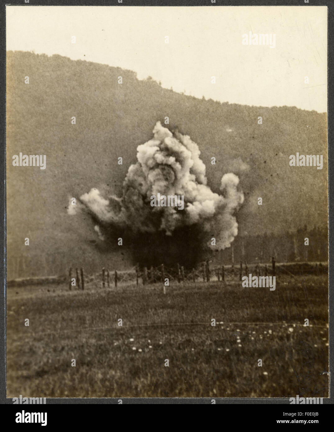 A bomb exploding depicts the moment of detonation, releasing energy ...