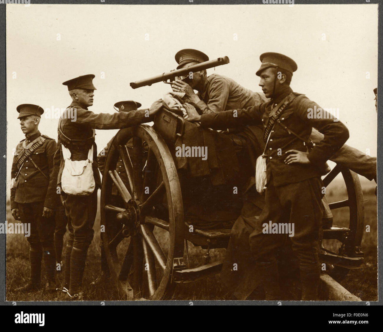 A photograph showing a range-finder in use. Range-finders are ...