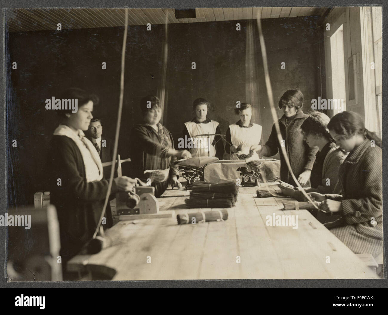 This image shows shell manufacturing operations at Dominion Arsenals in ...