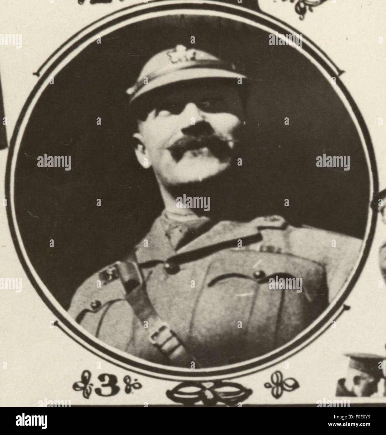 This image shows an unidentified officer, likely from a historical ...