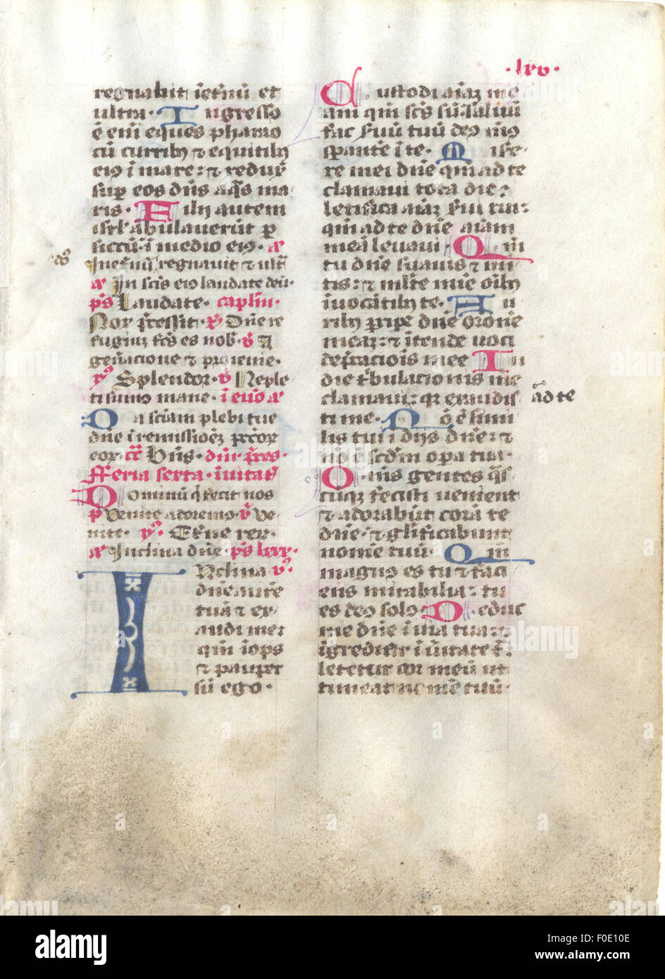 This fragment of a missal leaf is a piece of medieval liturgical ...