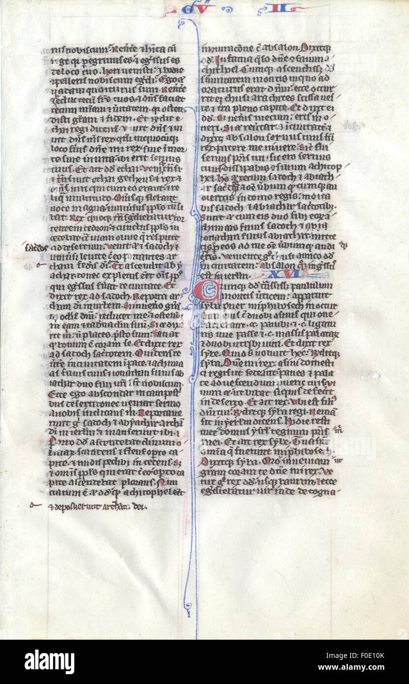 This fragment from a medieval Bible offers a rare look into the ...