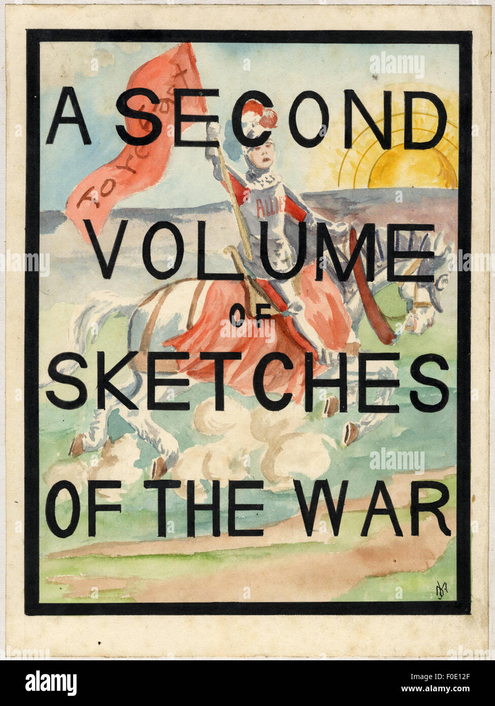 The title page of 'A Second Volume of Sketches of the War' suggests a ...