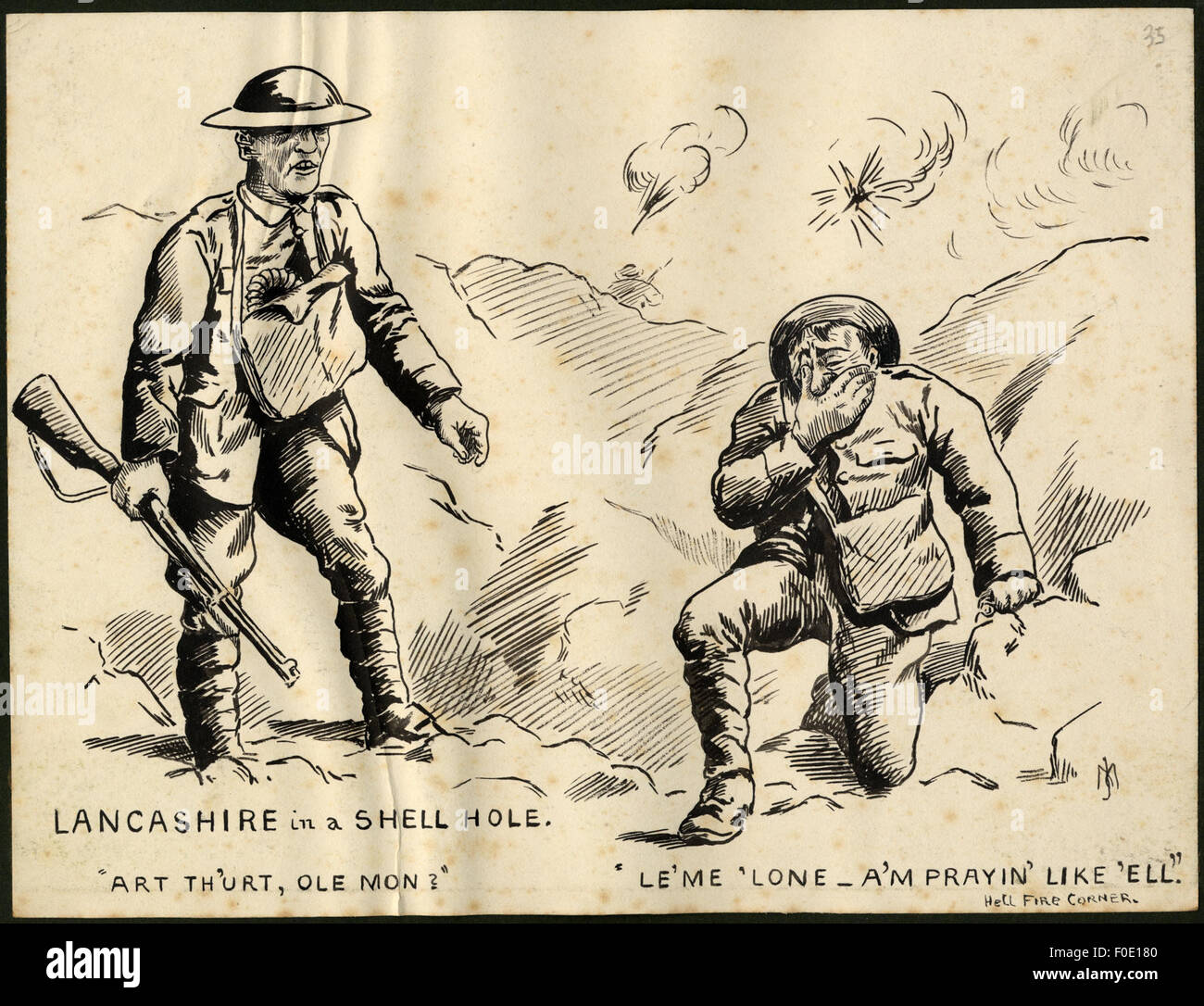 This photograph likely depicts a scene from the battlefield during ...