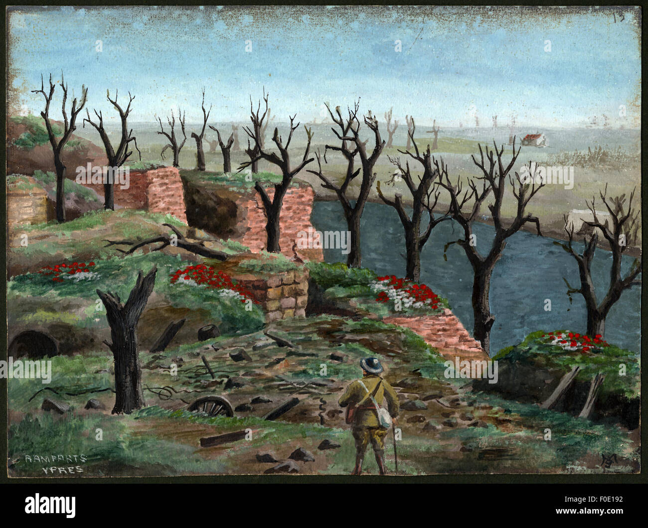 The Ramparts of Ypres refer to the historic defensive walls surrounding ...