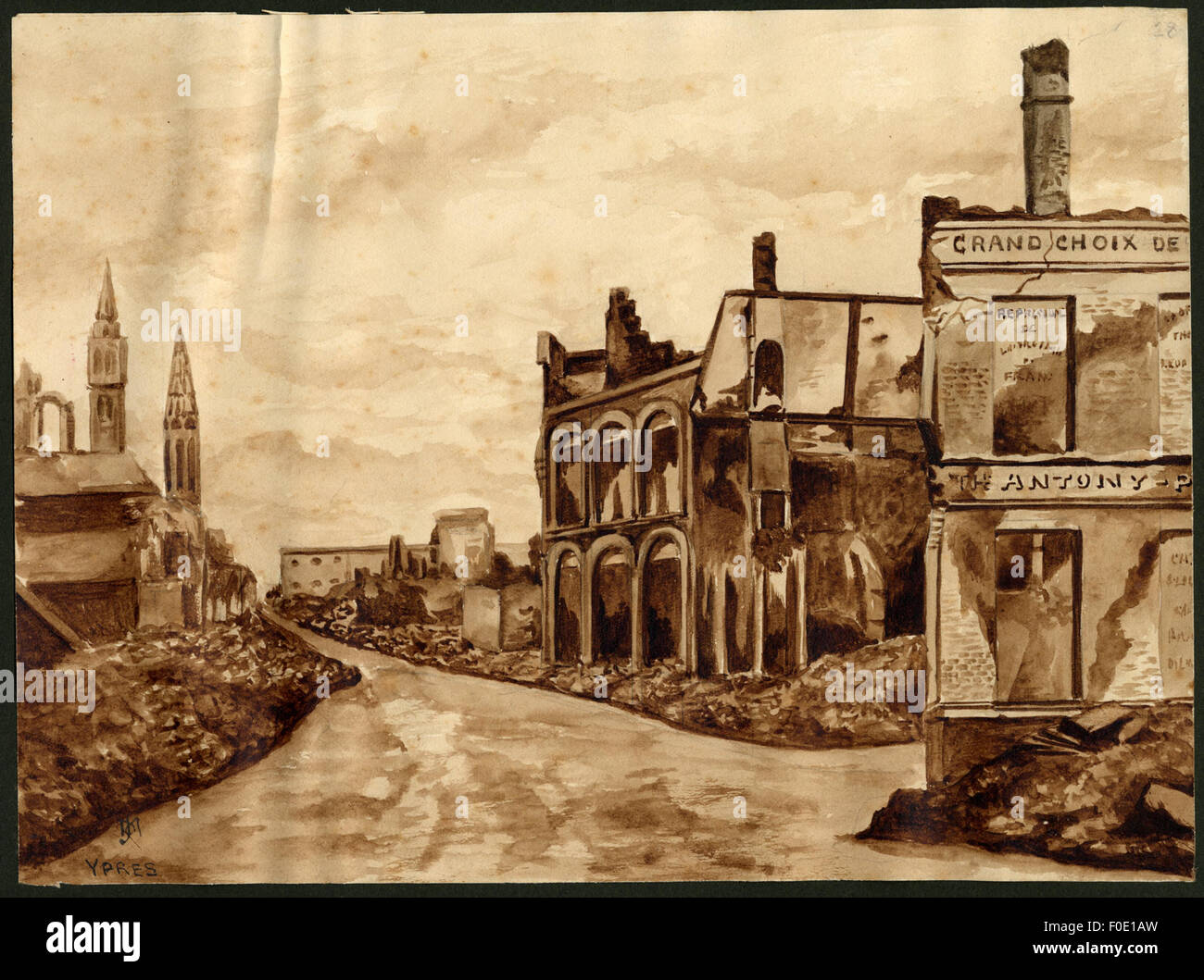 Ypres, a town in Belgium, is famous for its role in World War I ...