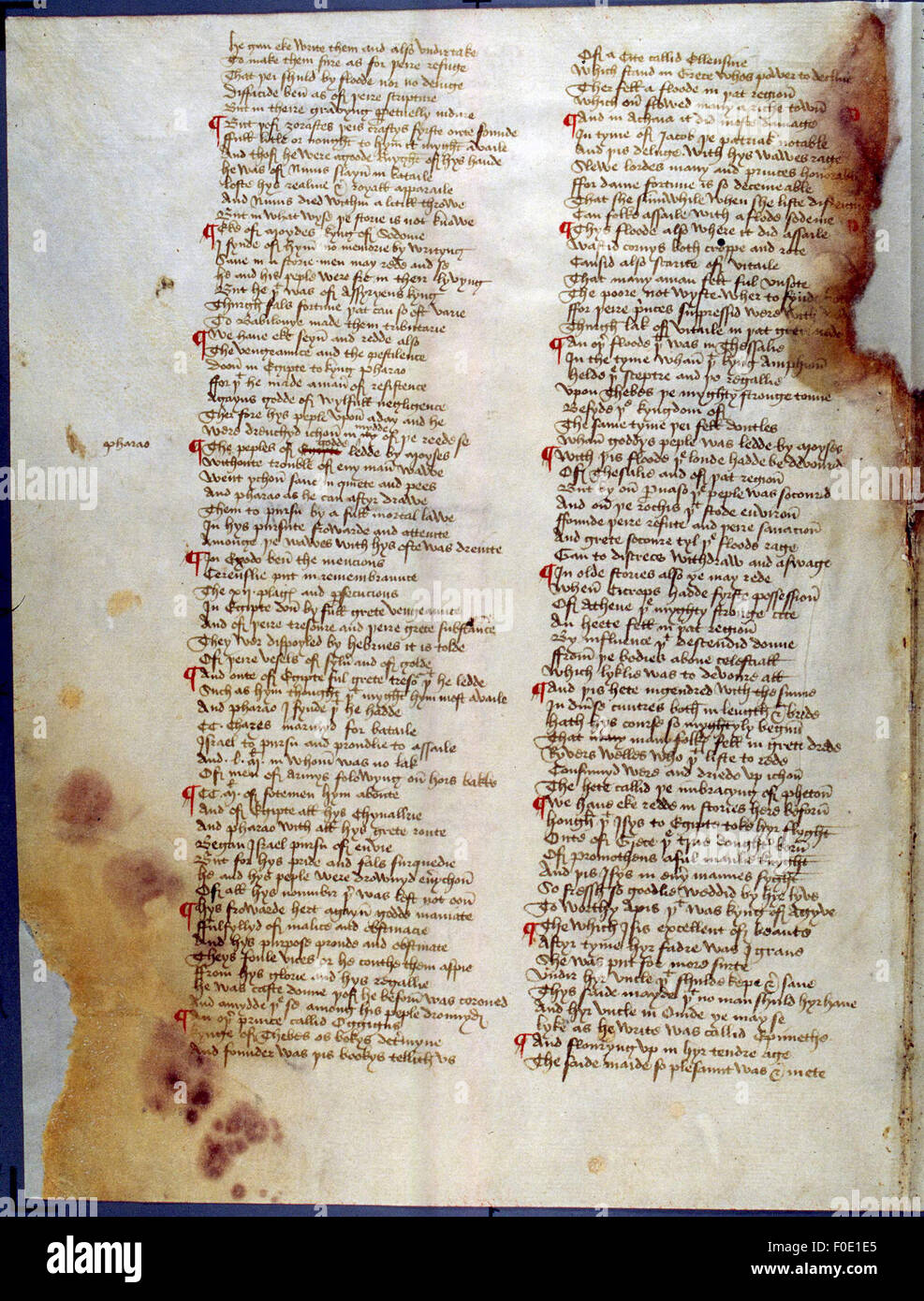 The 'Fall of Princes' represents the dramatic decline of powerful ...