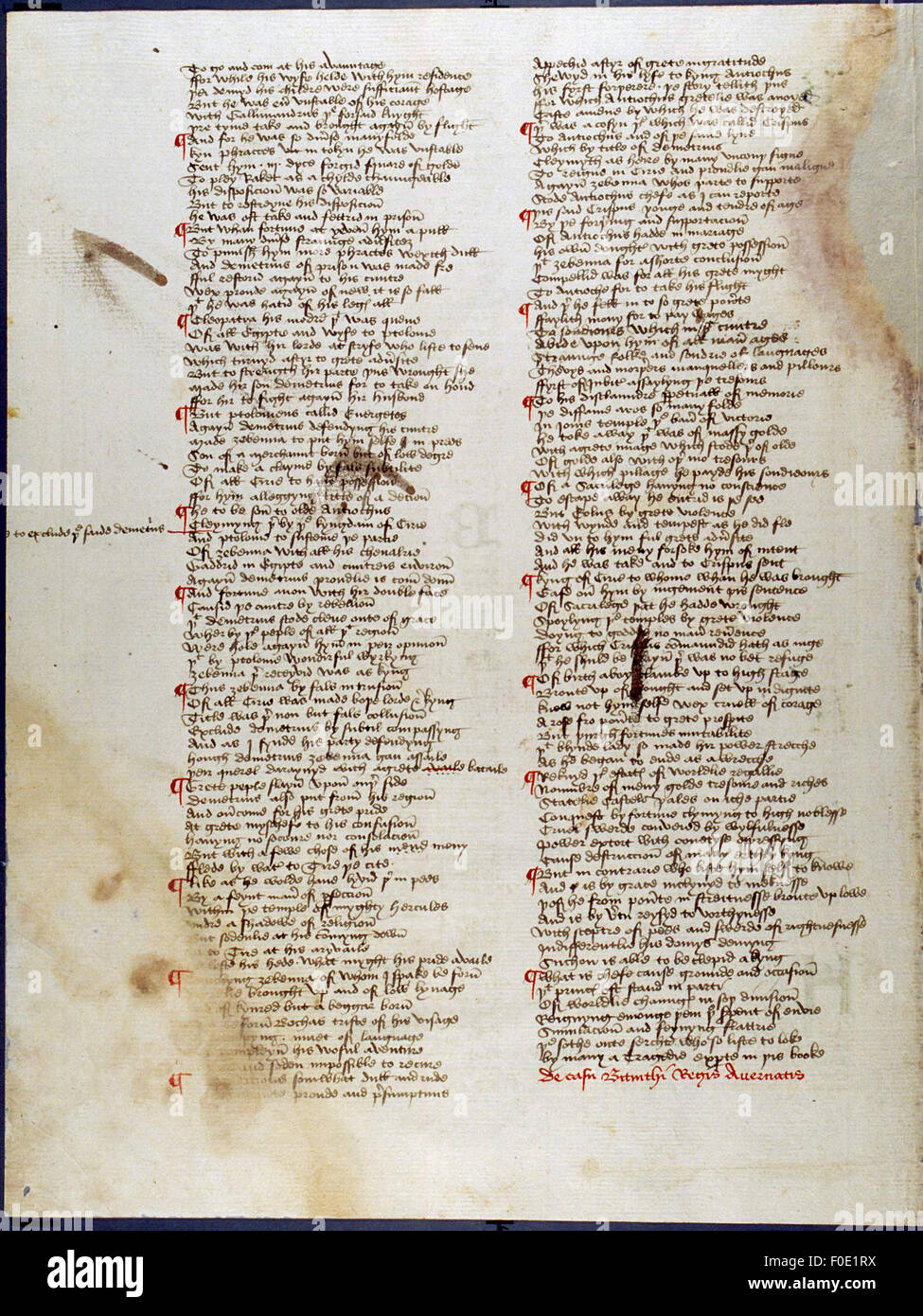 The 'Fall of Princes' typically refers to a historical event where ...