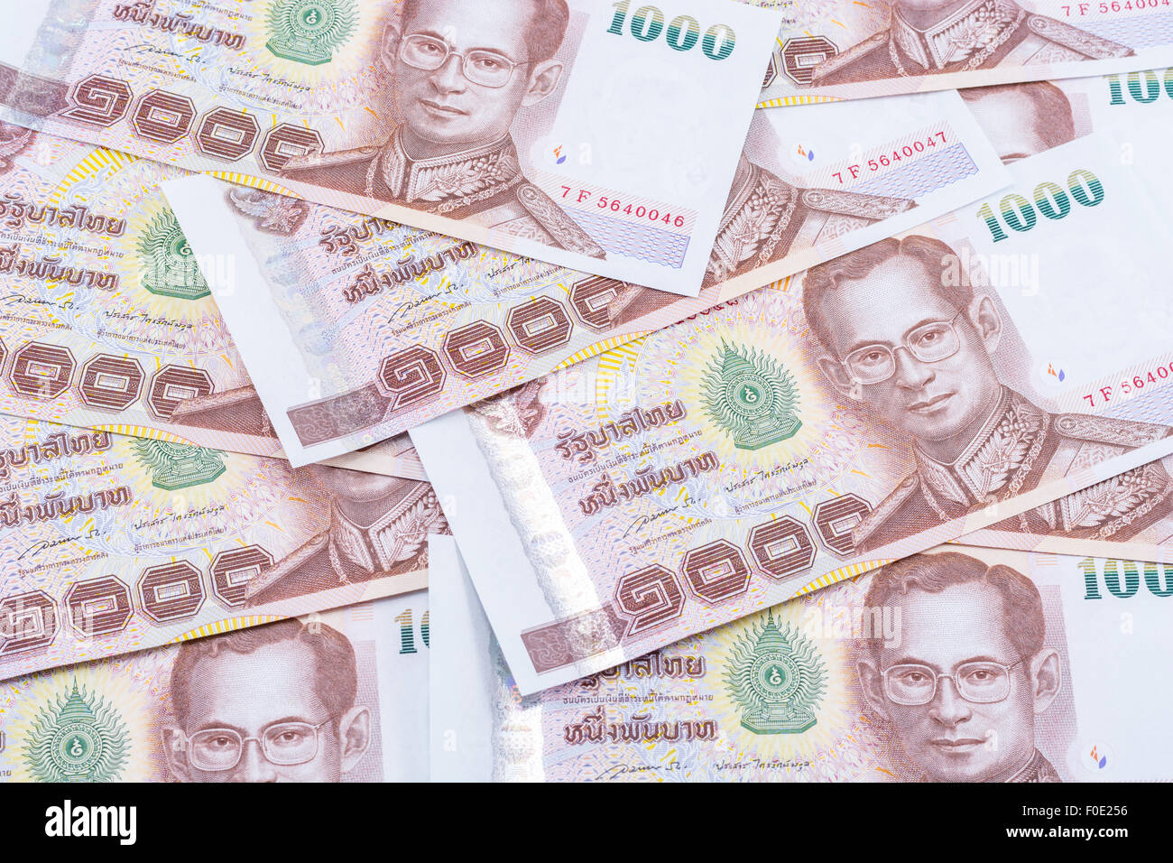 Thai currency 1000 baht hi-res stock photography and images - Alamy