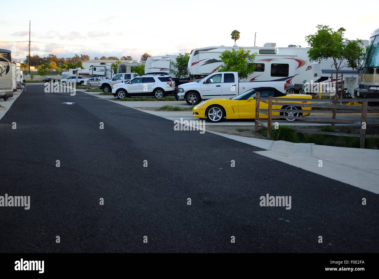 Rainbow trailer park hi-res stock photography and images - Alamy