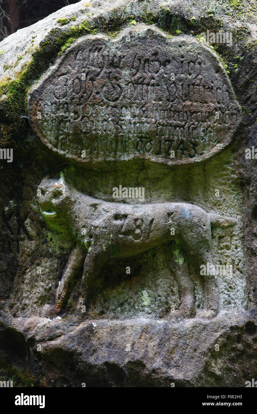Rysi Kamen / The Lynx Stone, Ceske Svycarsko / Bohemian Switzerland ...