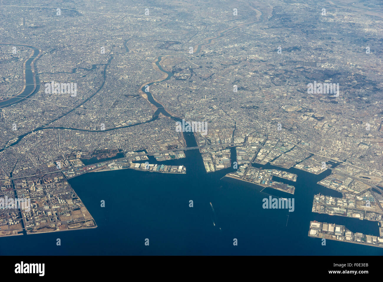 Tokyo river sea aerial hi-res stock photography and images - Alamy