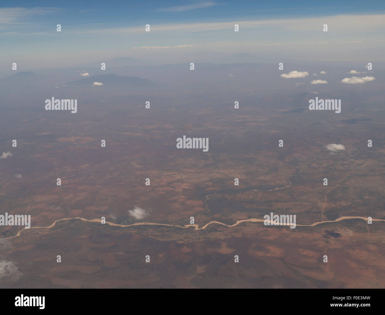 East Africa, Kenya, aerial view Stock Photo - Alamy