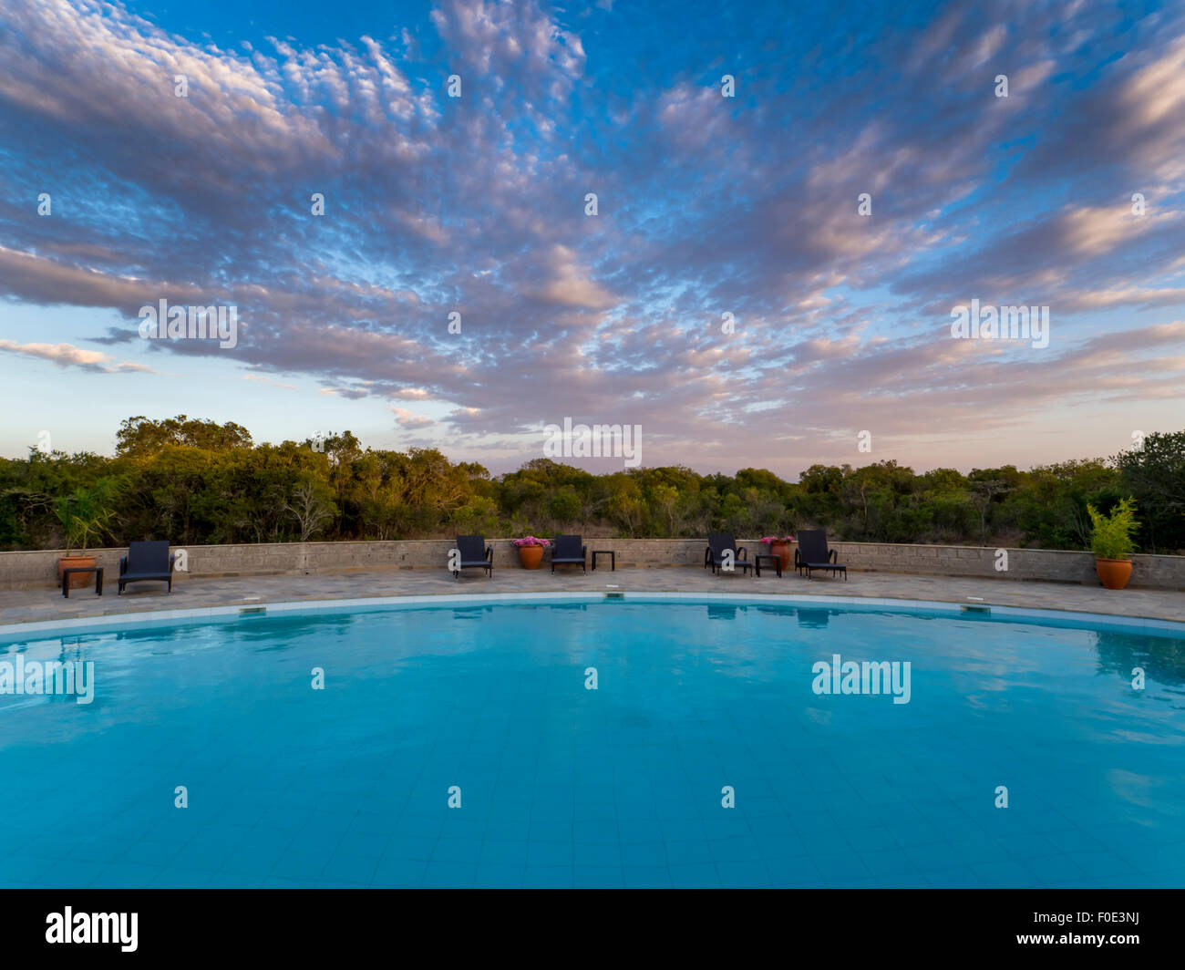 East Africa, Kenya, swimming pool Stock Photo - Alamy