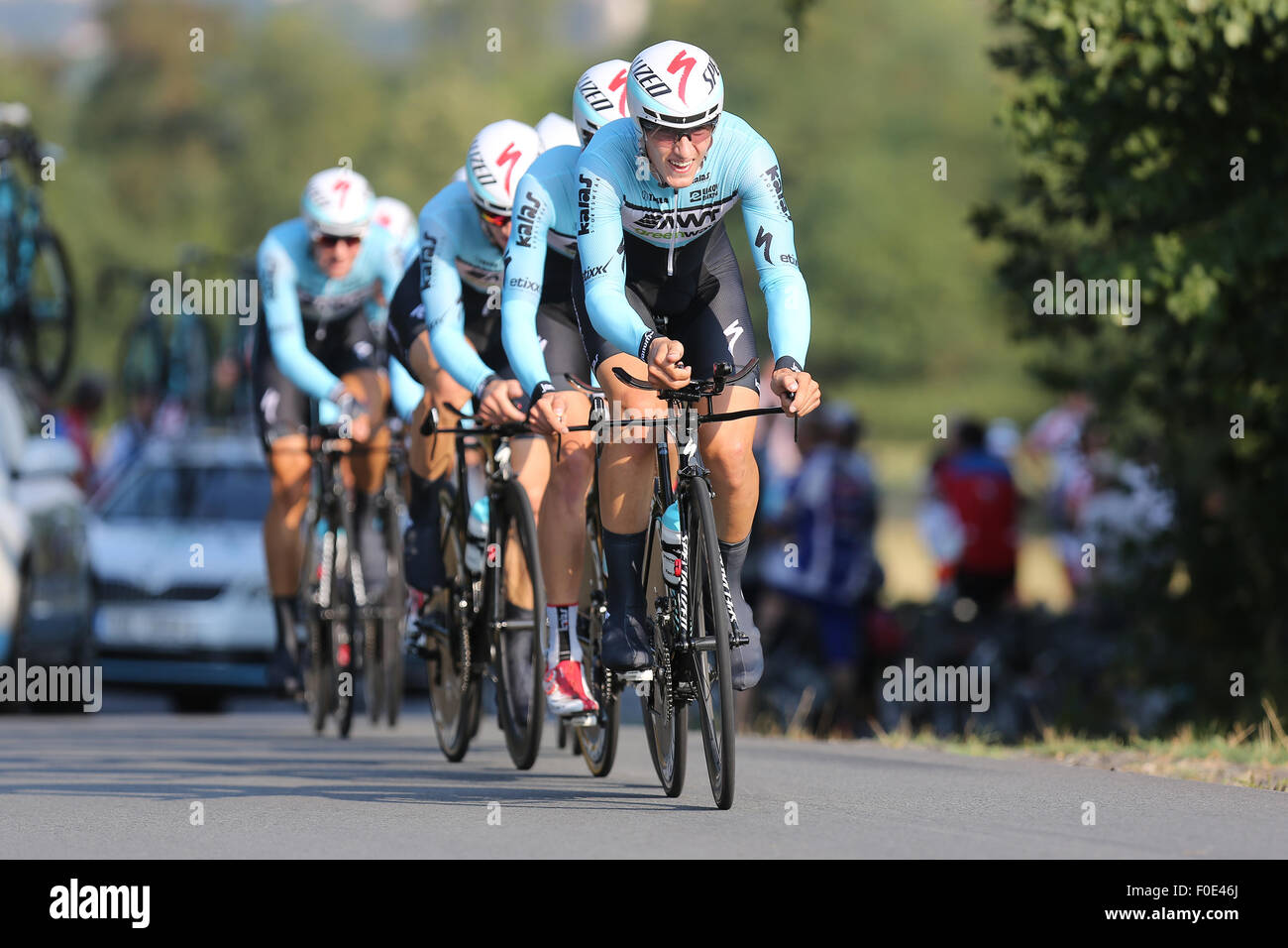 Team AWT Greenway competes during the Czech Cycling Tour 2015 in 1st ...